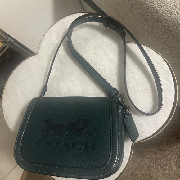 Coach | Bags | Coach Dark Green Crossbody Bag | Poshmark